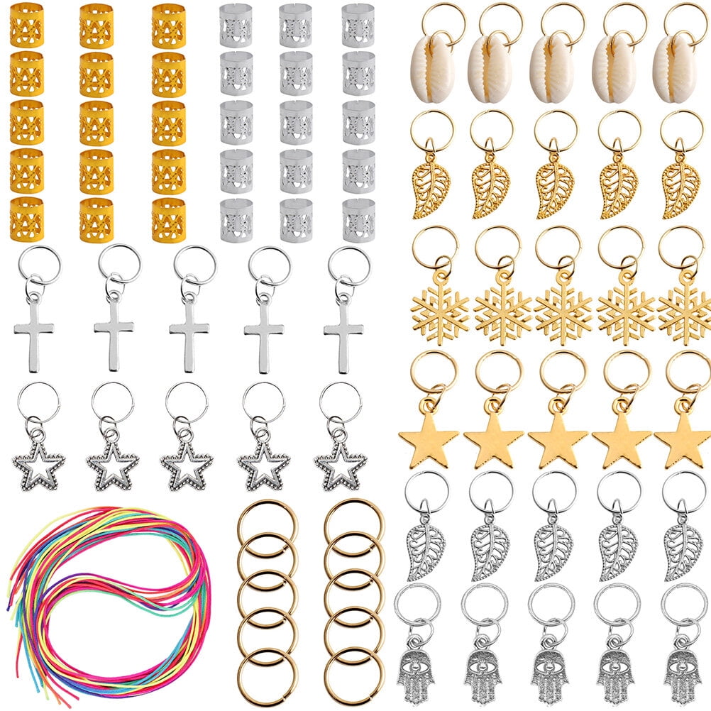 SHOWERORO 6Pack Metal Hair Clamps Assorted Color Hollow Out Circular ...