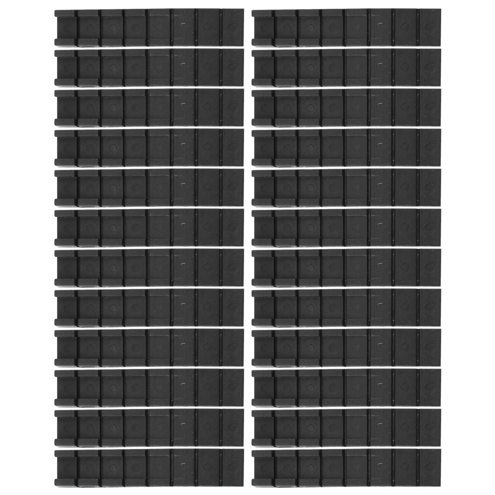 SHOWERORO Furniture Shims Set 30Pcs Black Abs Leveling Shims for Uneven ...