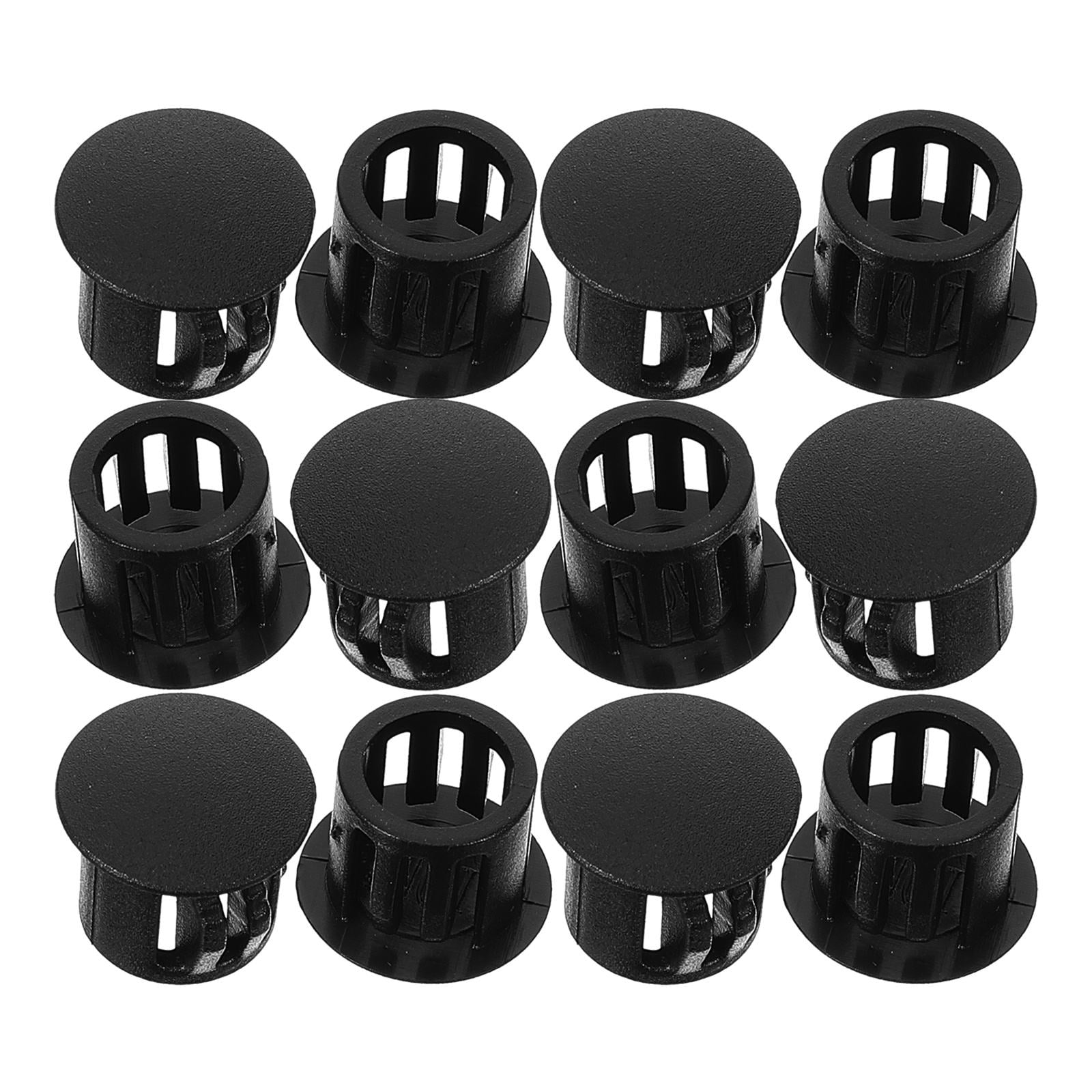 SHOWERORO Nylon Round Furniture Hole Plugs 50Pack for Round Plastic ...