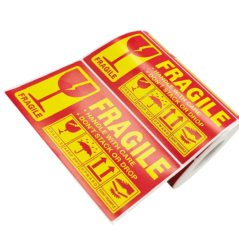 SHOWERORO Shipping Care Sticker 300Pcs Fragile Warning Decals ...