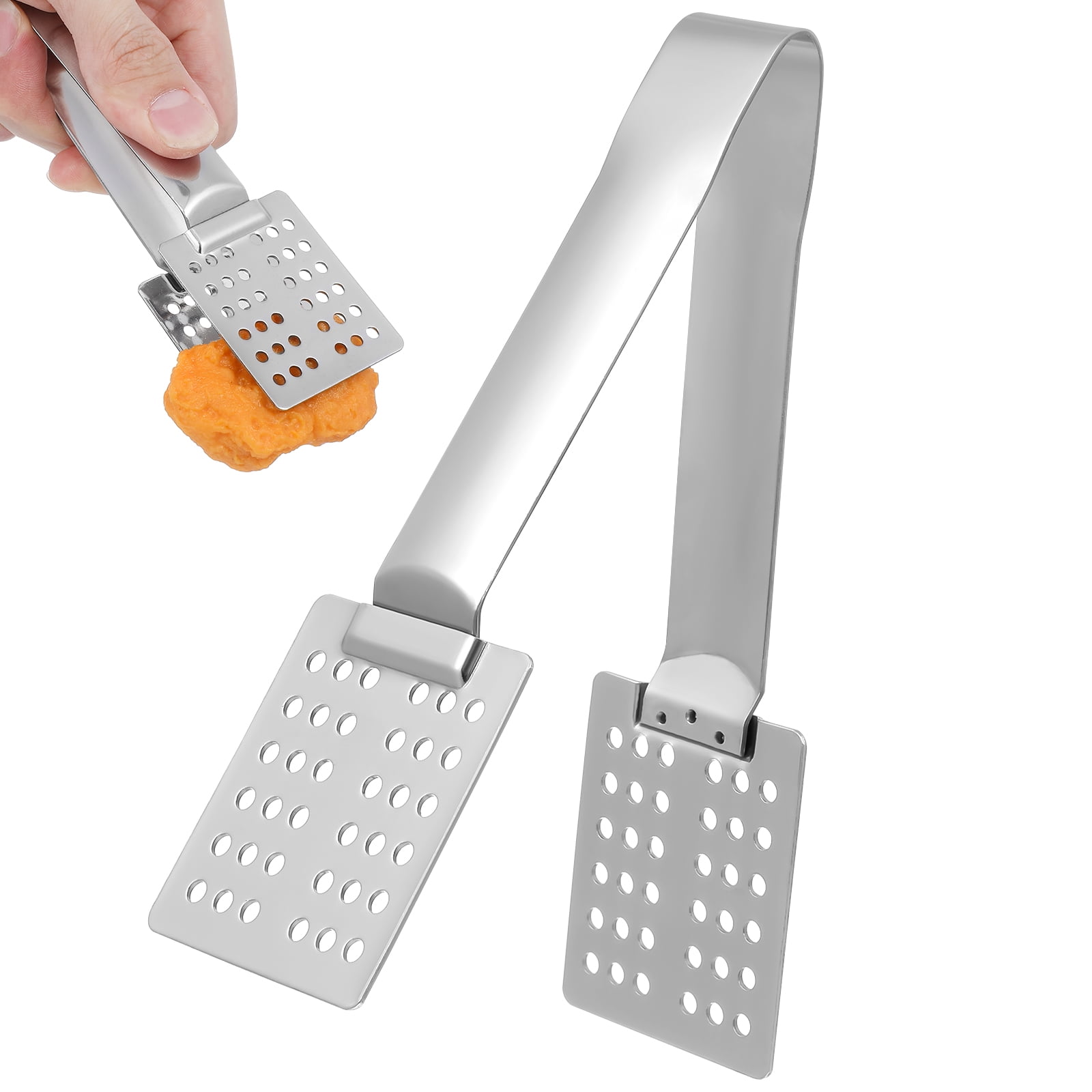 SHOWERORO Stainless Steel Tea Bag Squeezer Tongs - 5.5 Inch Tea Bag ...