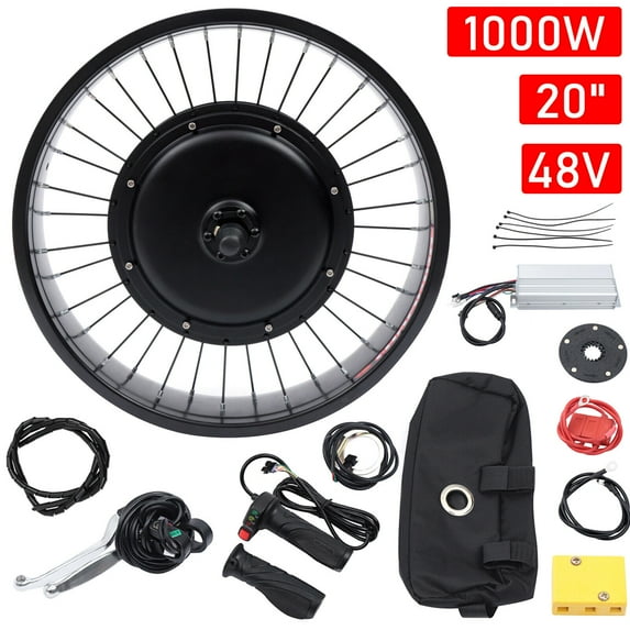 20in Electric E-Bike Front Wheel Bicycle Hub Motor Conversion Kit, Fat ...
