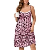 Showmall Plus Size Women's Lace Nightgown Sleeveless Spaghetti Strap ...