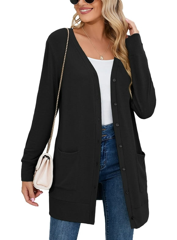Open Front Cardigan Womens