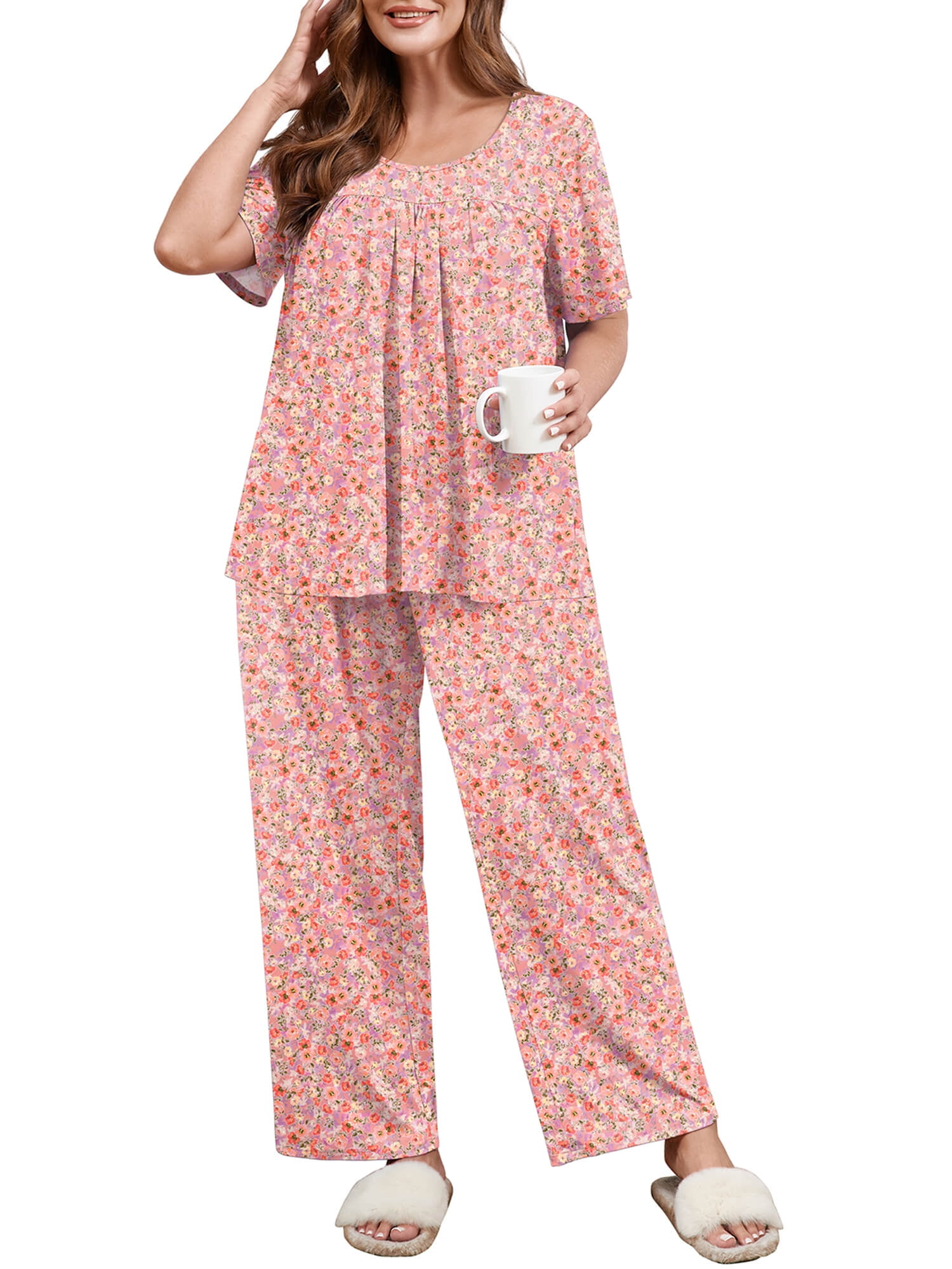 Customer reviews for SHOWMALL Women's Plus Size Printed 2 Piece Outfit ...