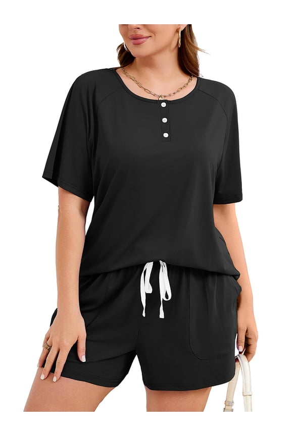 Plus Size 2 Piece Skirt Set