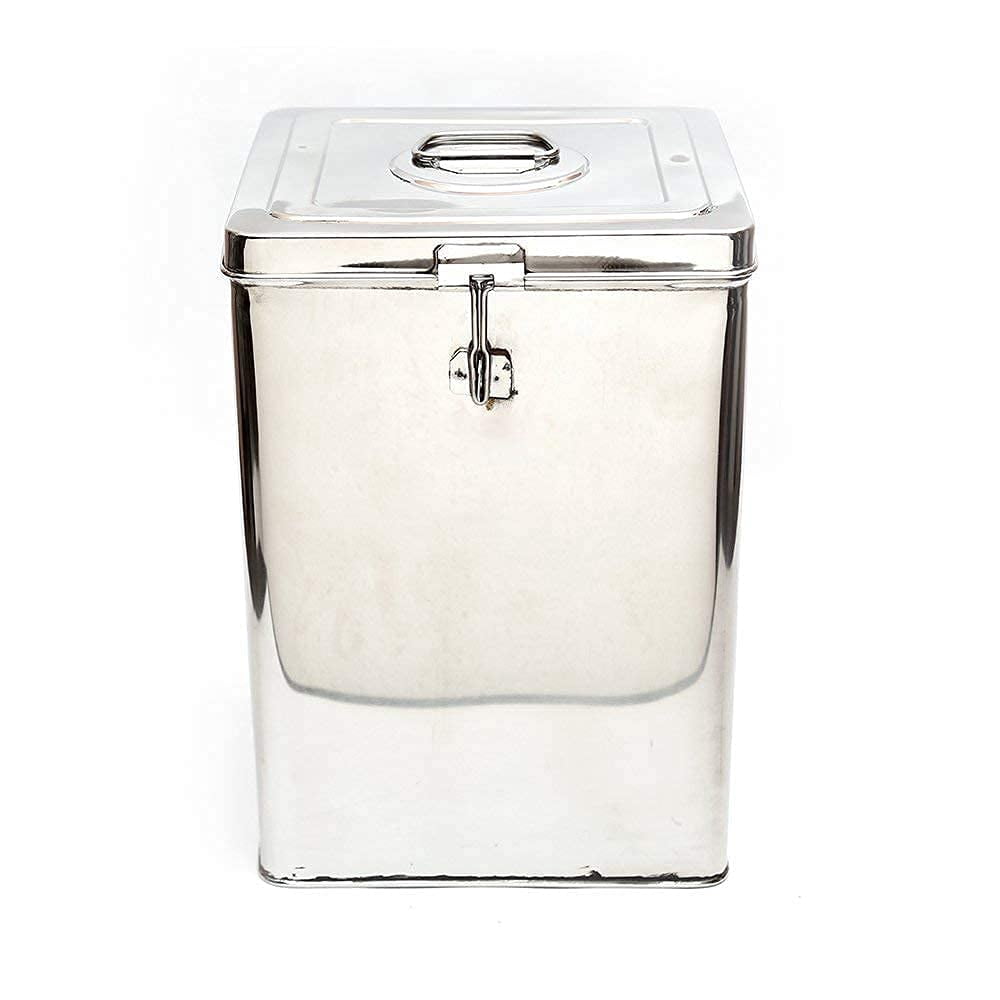 SHREE SAI TRADERS Stainless Steel 2 Kg Capacity Square Grocery ...