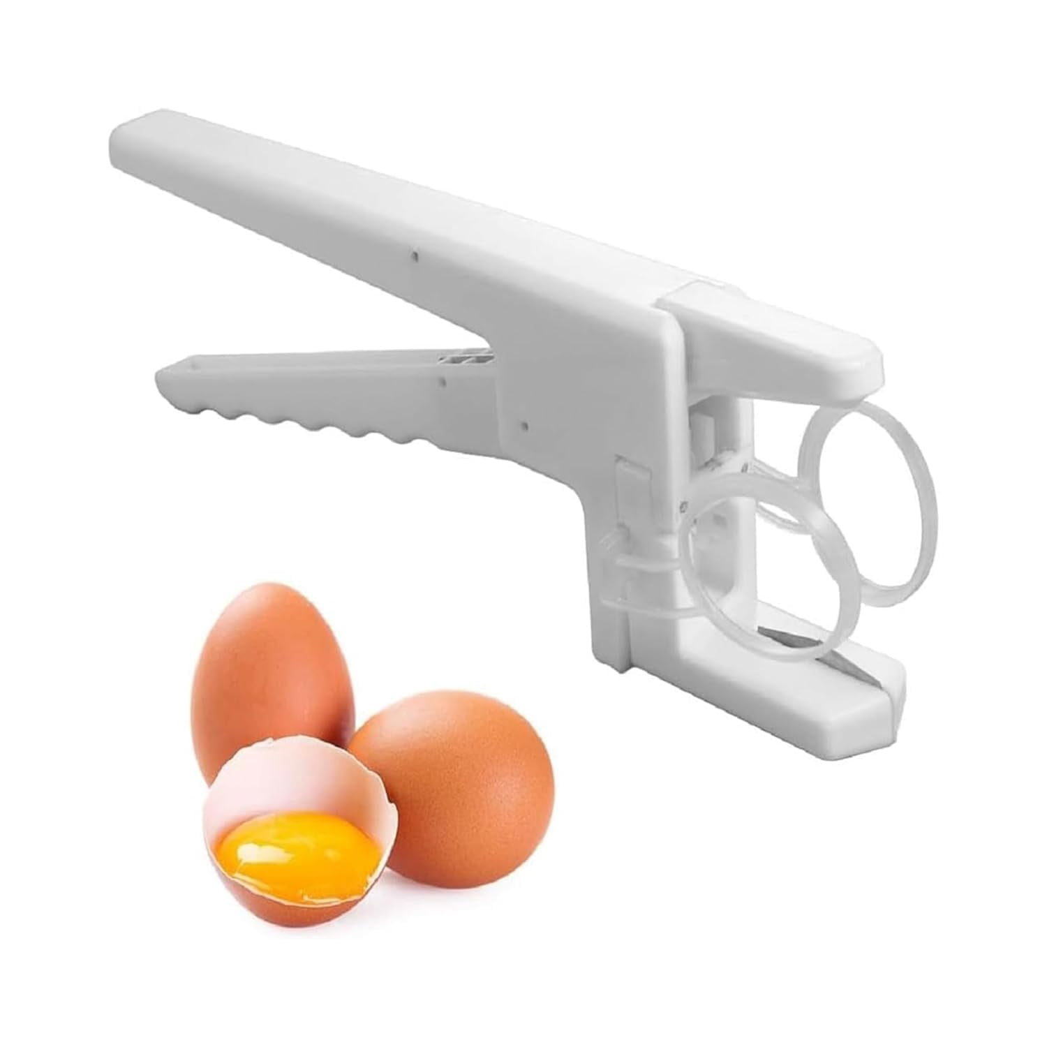 SHREESAMP Handheld Easy Egg Cracker Separator Effortless Egg Cracking ...
