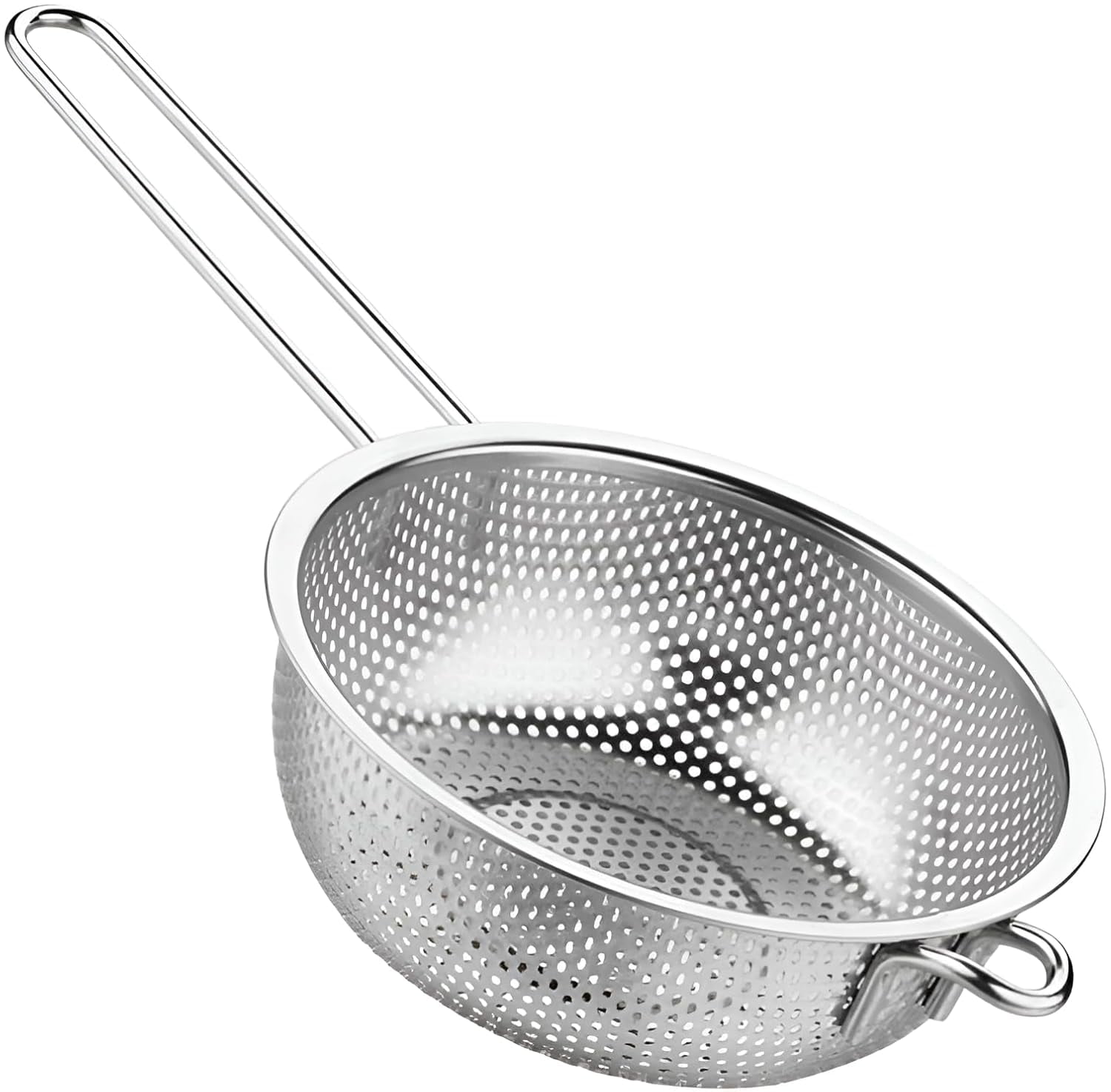SHREESAMP Long Handle Mesh Colander for Washing Beans Grains Vegetables ...