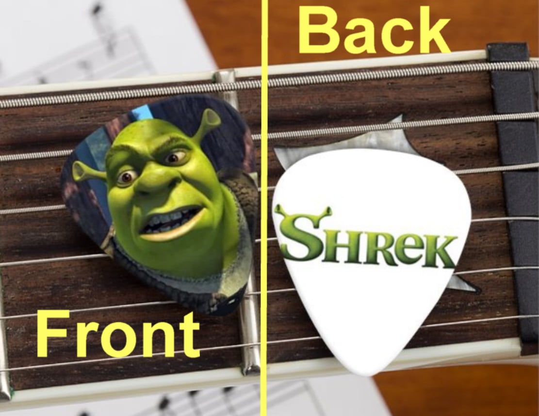 SHREK Set of 3 premium Promo Guitar Pick Pic - Walmart.com