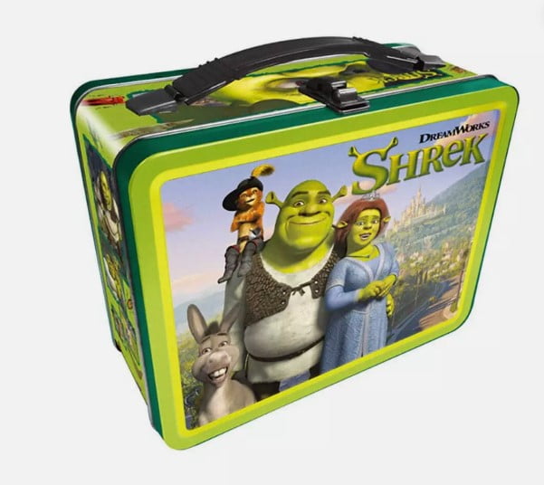 SHREK- Universal Studio Dream Works Tin Tote Lunch Box -Fiona, Donkey ...