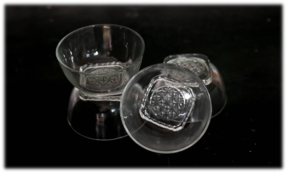 SHRIYAM CRAFT Serving Round Glass Bowl for Kitchen Glass Bowl Glass ...