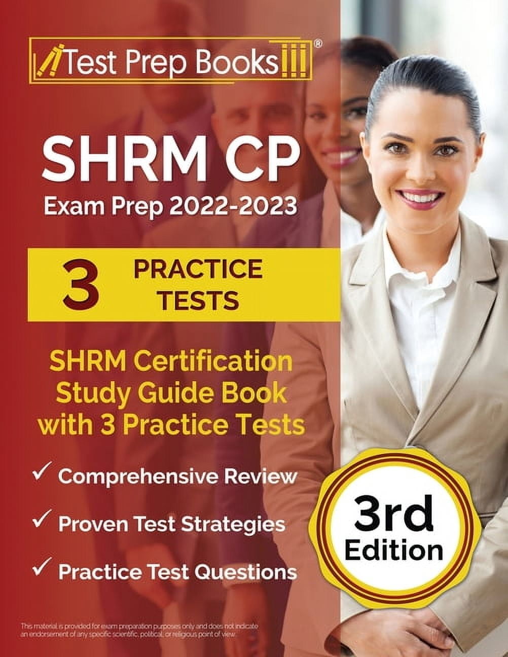 Free Shipping! SHRM CP Exam Prep 2022-2023: SHRM Certification Study Guide Book with 3 Practice ...