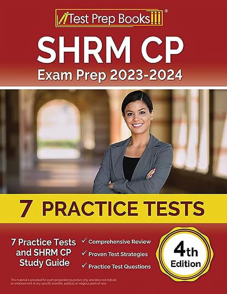 Pre-Owned SHRM CP Exam Prep 2023-2024: 7 Practice Tests and SHRM Study ...