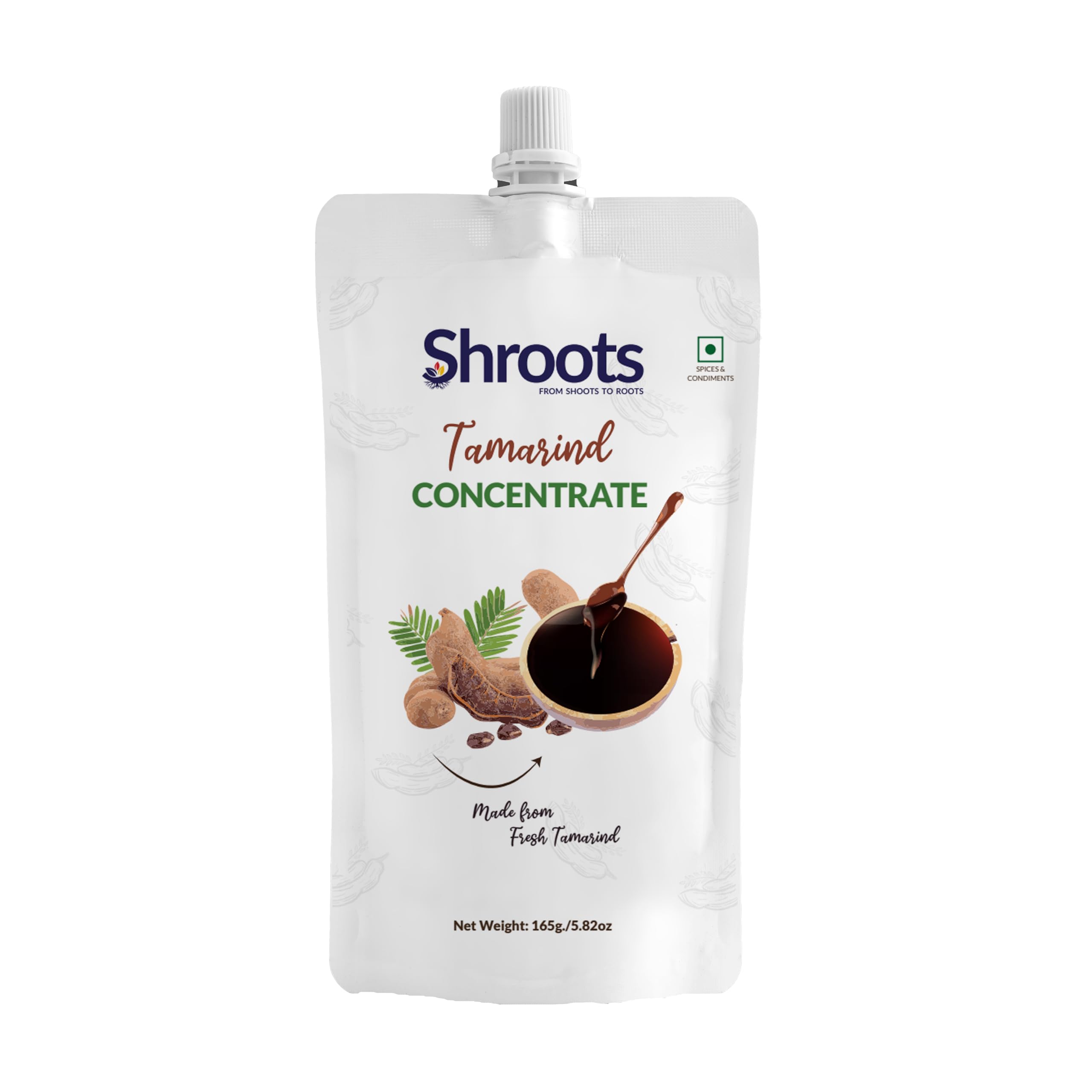 SHROOTS Tamarind Paste Puree MFF30 (Imli) Pulp - No No Added Sugar ...