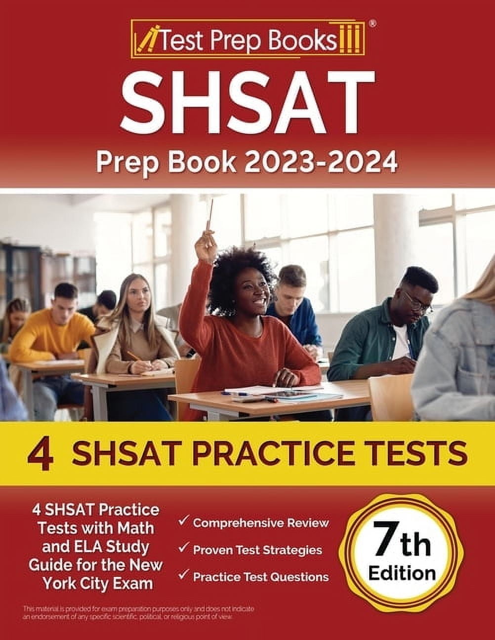 SHSAT Prep Book 2023-2024: 4 SHSAT Practice Tests with Math and ELA ...
