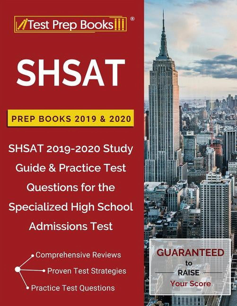 SHSAT Prep Books 2019 & 2020 : SHSAT 2019-2020 Study Guide & Practice ...