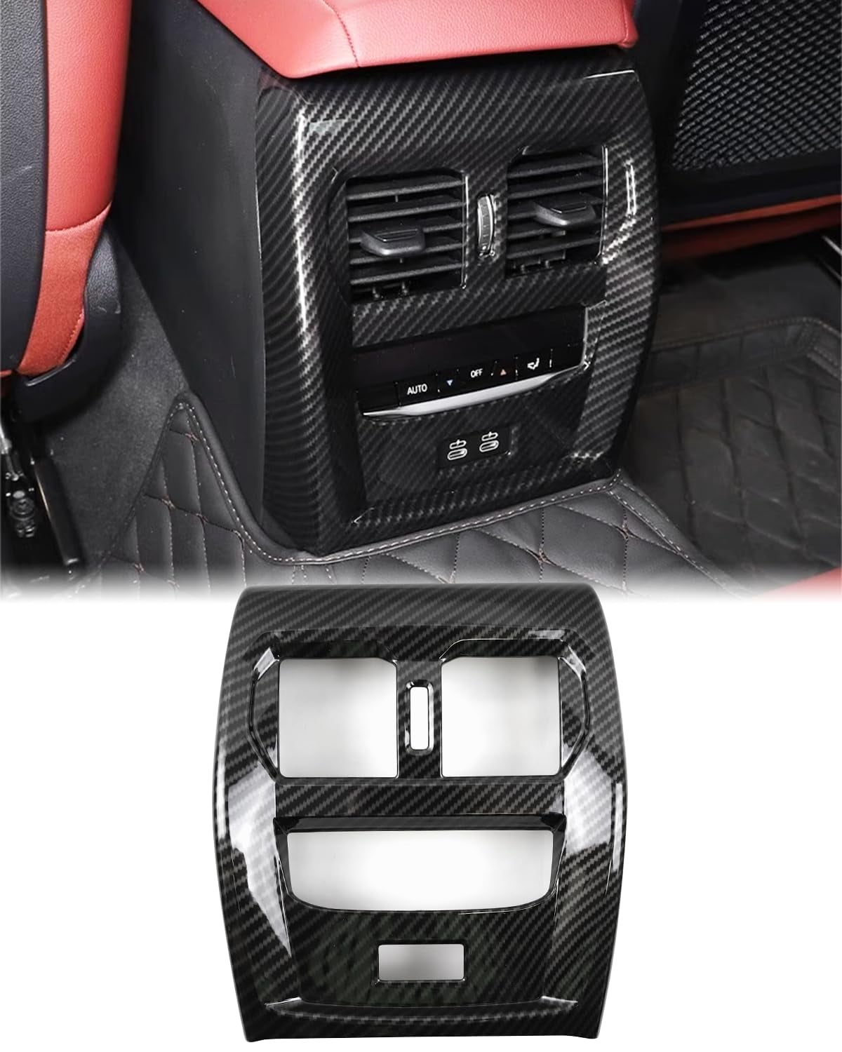 SHSBSCAR G22 Rear Air RRF12 Vent Outlet Panel Cover Trim, AC Vent Panel ...