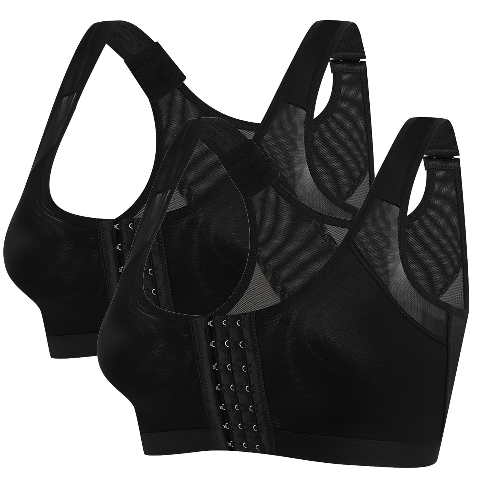 SHTXOZHI Bras for Women Front Closure Sports Bra Comfort Support ...
