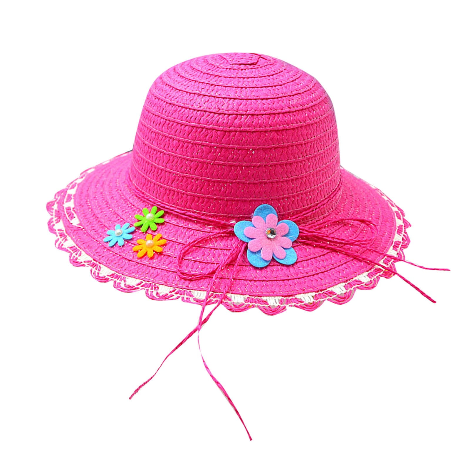 SHTXOZHI Girl Tea Party Hats for Kids Toddler Birthday Dress Up Hats ...