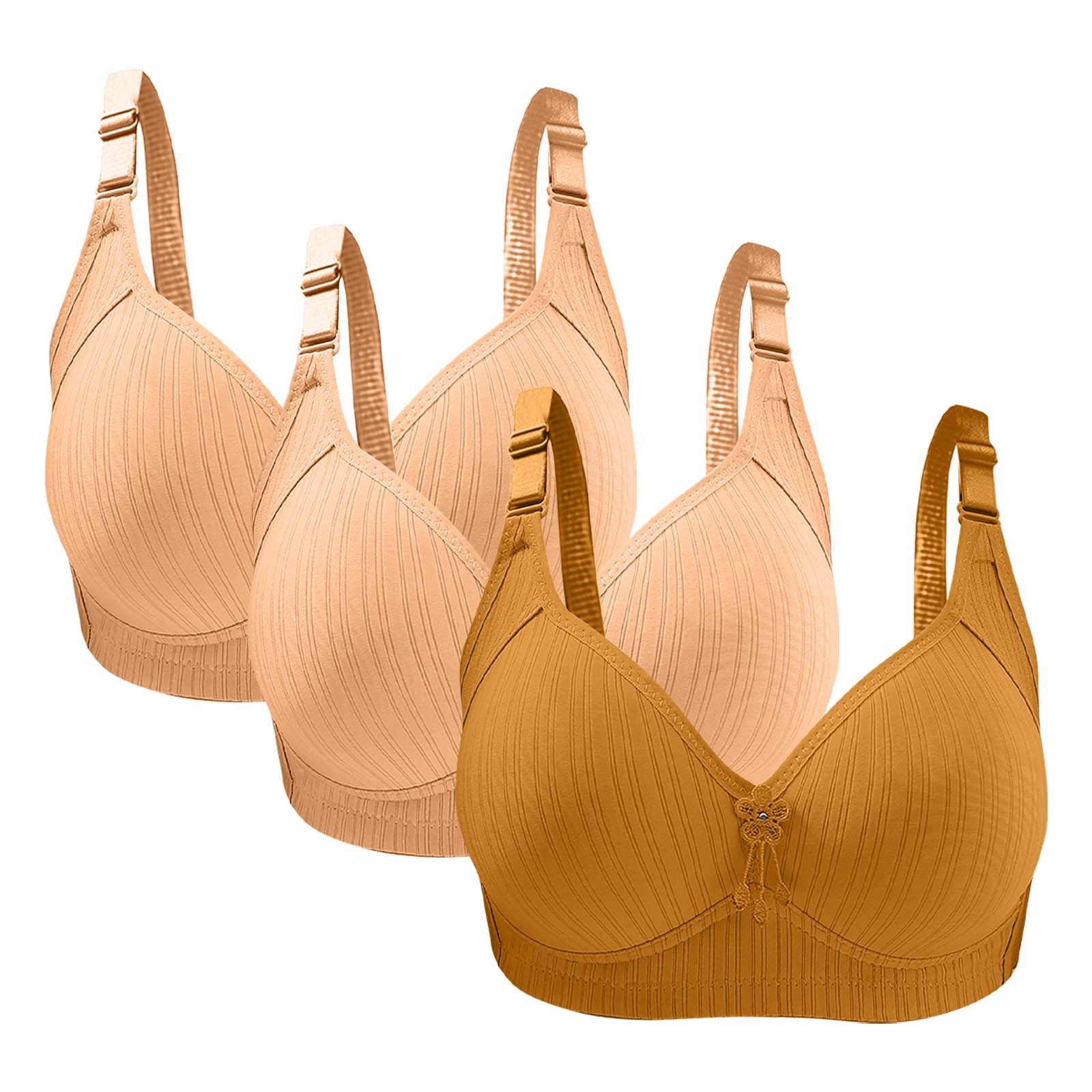 SHTXOZHI Wireless Bras for Women Push Up No Wire Bras Full Coverage ...