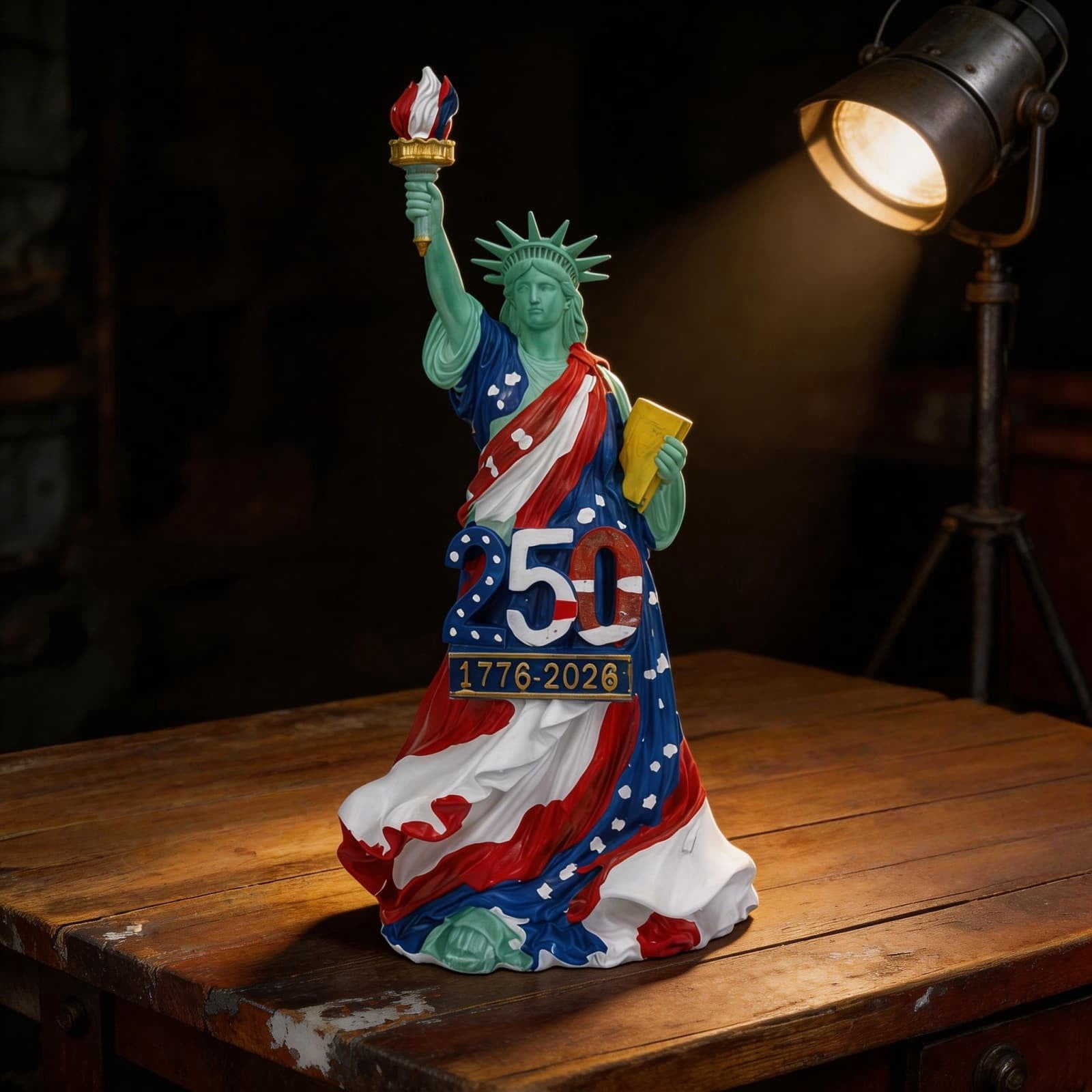 SHUAGNCR-250th Anniversary, 3D Souvenir Statues of Liberty, Skyline ...