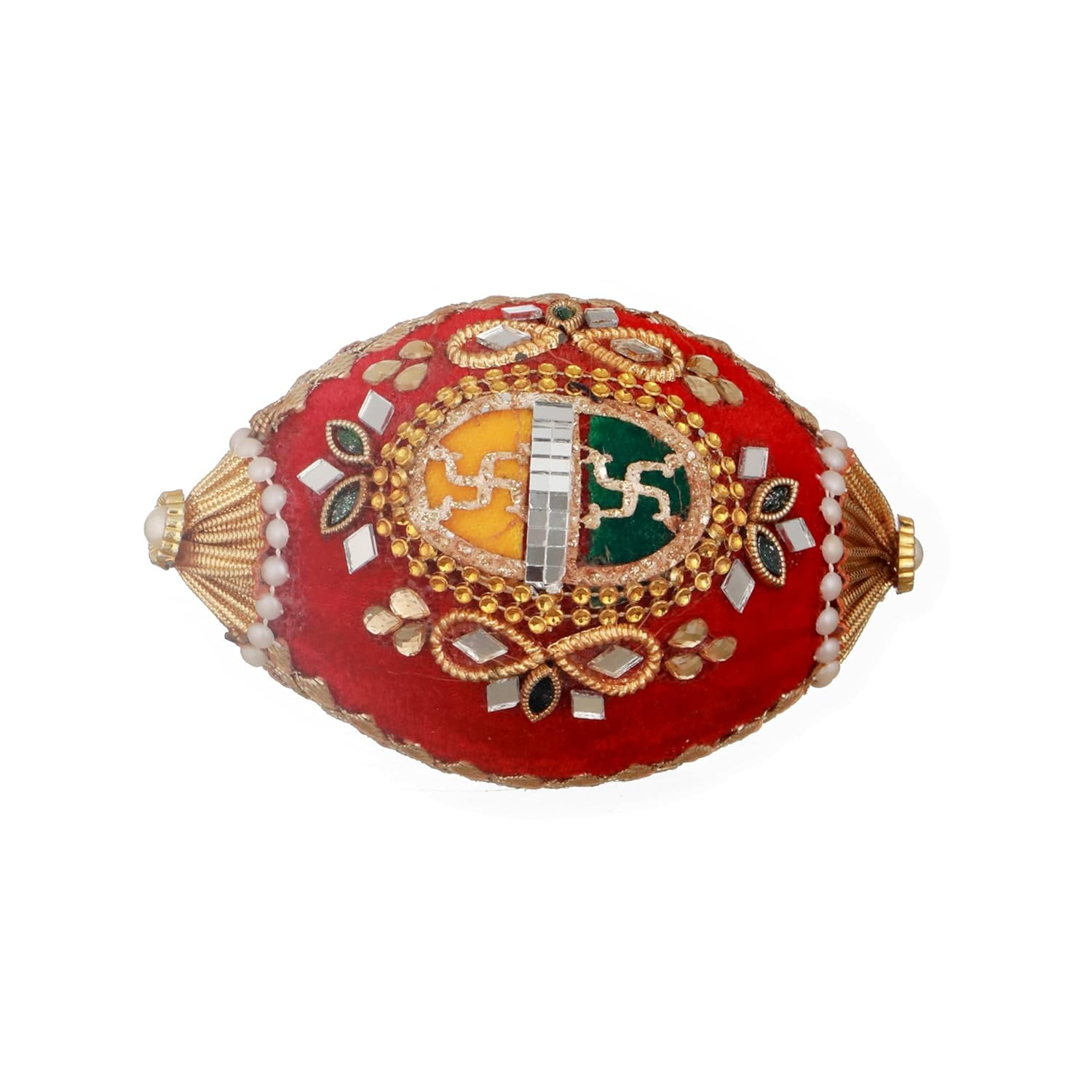 SHUBHPARV Decorated Handmade Shagun Nariyal Coconut Hand Crafted ...