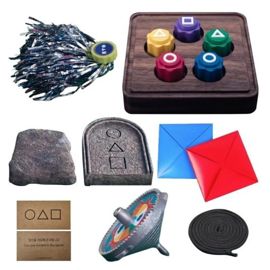 SHUDON Game Toys Gonggi Set, Korean Traditional Stone Game For Hand Eye ...