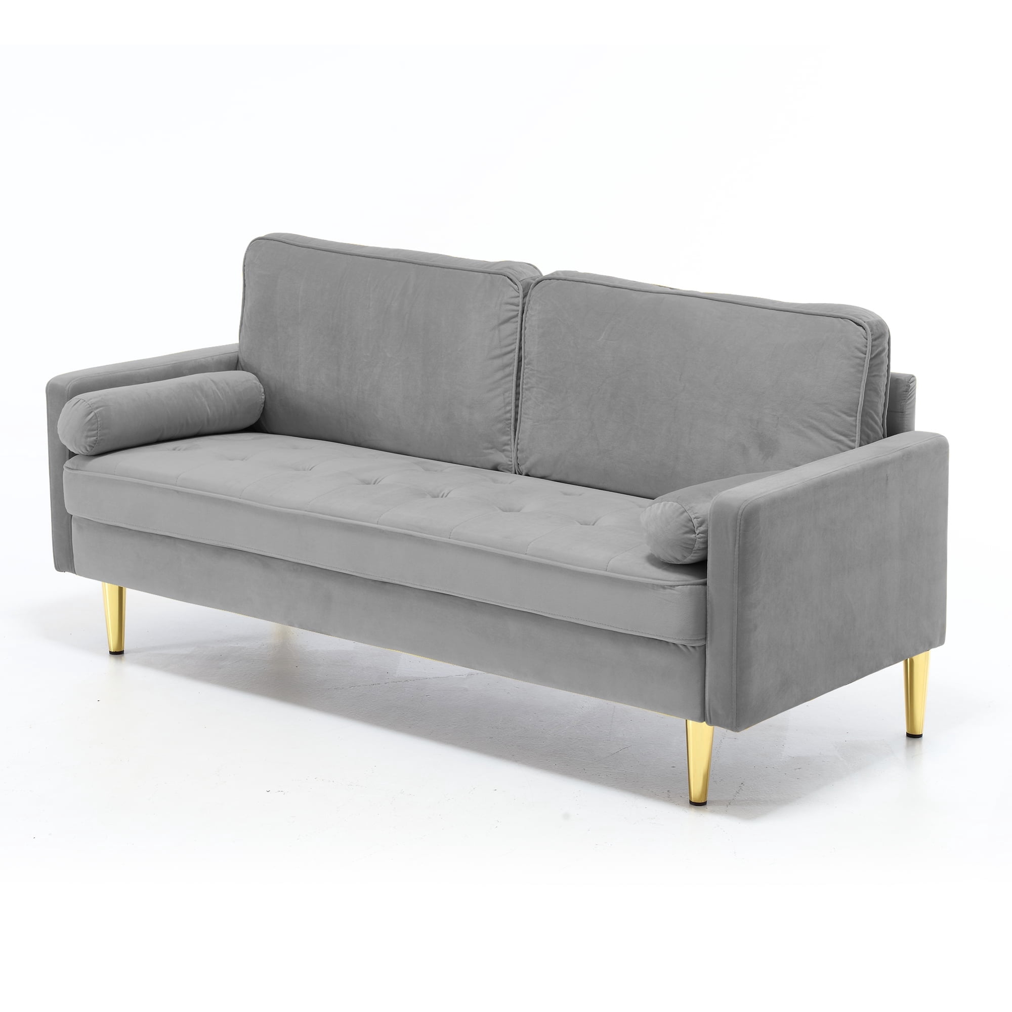 SHUIBAOBAO 67" Modern Velvet Loveseat Sofa,Medieval Sofa Compact Warm ...