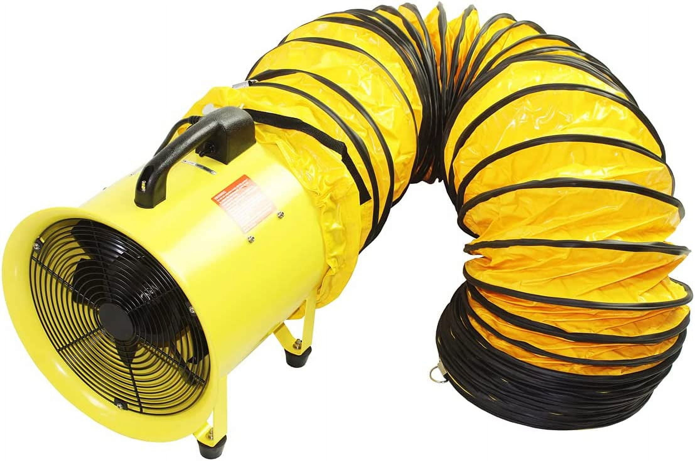 SHUIMINGXING HVHF 12COMBO Heavy Duty Cylinder Fan with 20-foot Vinyl ...