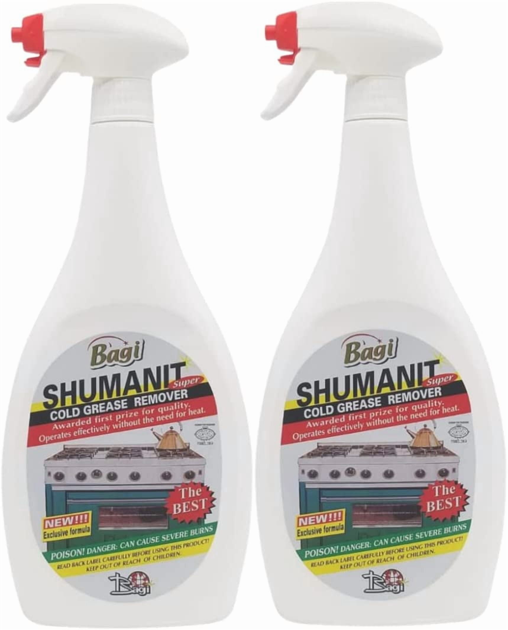 SHUMANIT Bagi Cold Grease Remover -Kosher For Passover 26.4 Fl Oz (2 ...
