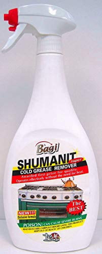 BAGI SHUMANIT Cold Grease Remover 26.4 Fl Oz Heavy Duty for Oven, Pan ...