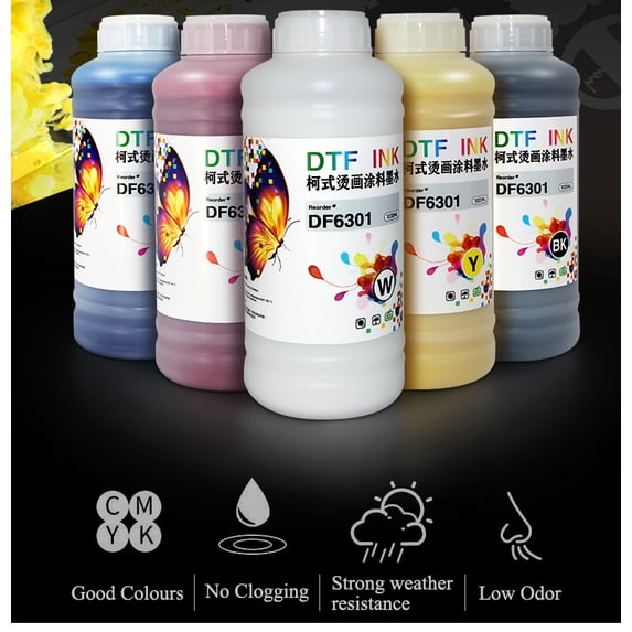 SHUNJITAI DTF Ink for DTF Printers No Clogging, Washable, Low Odor ...