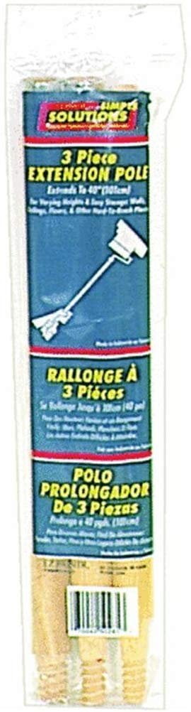 SHUR LINE 6530 Extension Pole 3 Piece Wood Extends to 40" - Walmart.com