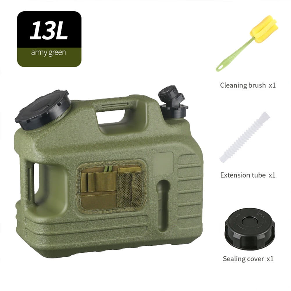SHUWND 3.5 Gallon/13L Water Containers with Spigot & Toolkit Bag, BPA ...