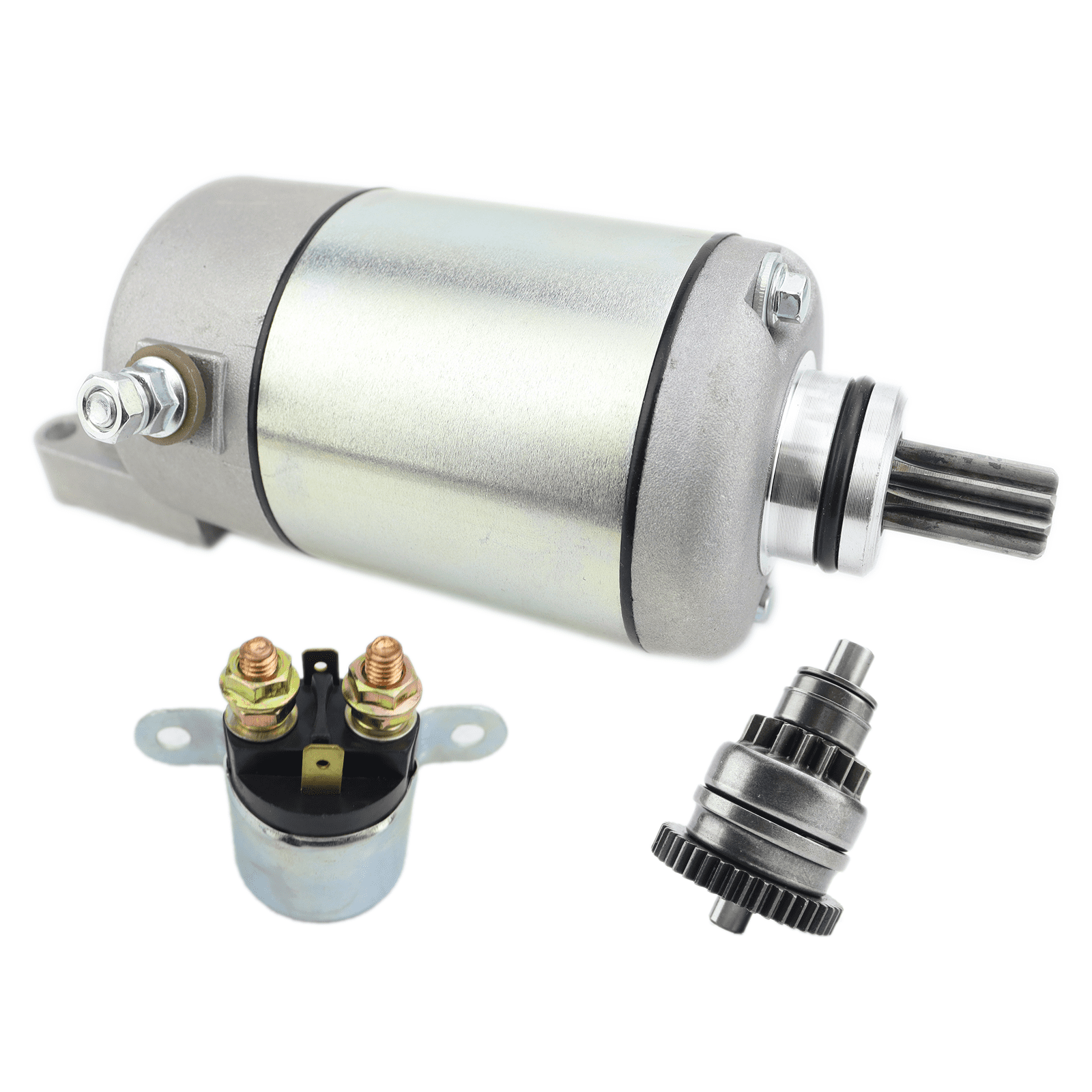SHUmandala Starter Motor with Solenoid Relay Replacement for Can-am ...