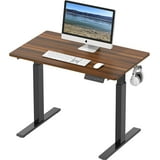 SHW 40-Inch Electric Height Adjustable Standing Desk with Lift Raising ...