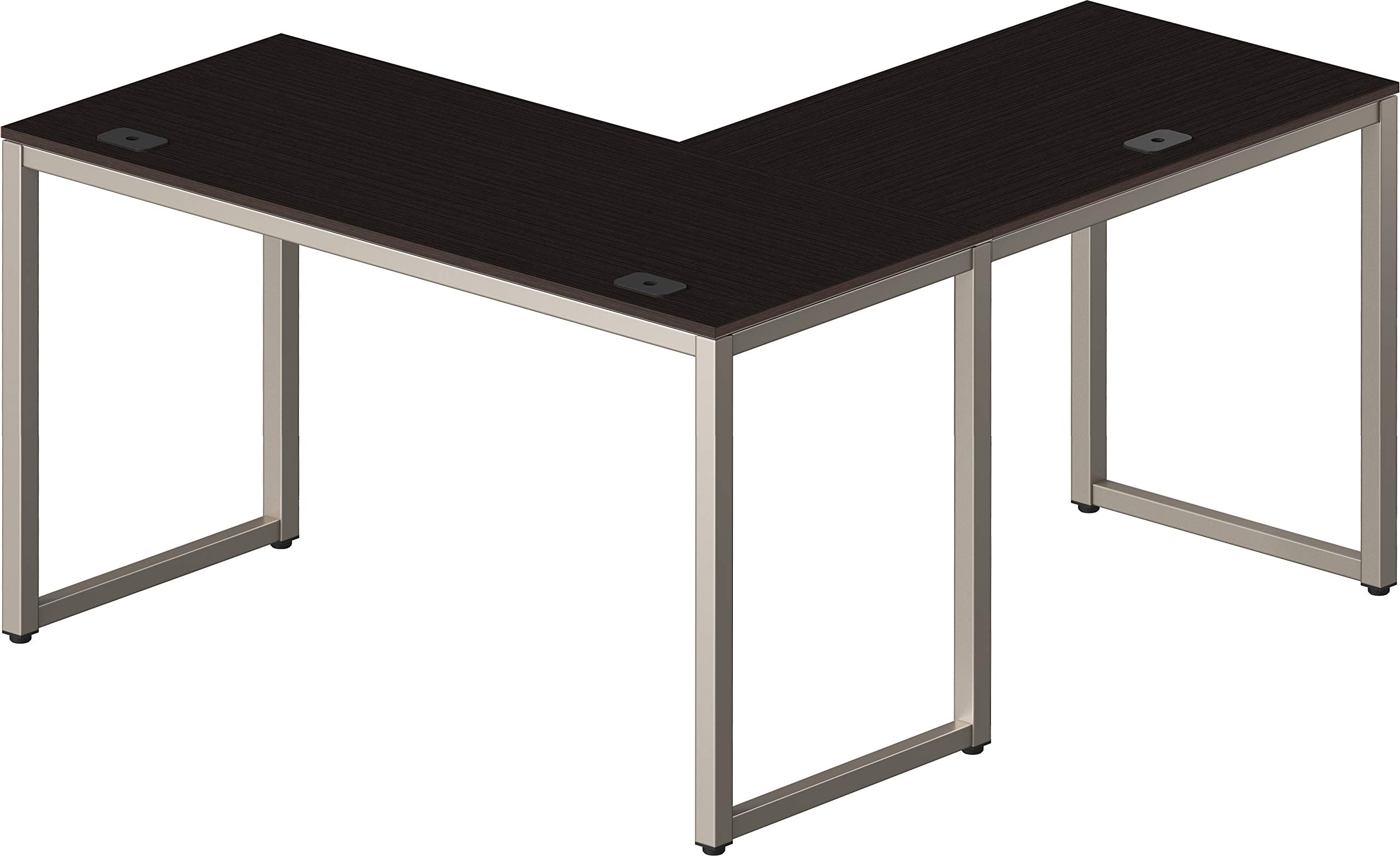 Hamburg Contemporary Virginia Swing Out Desk - Classic Espresso ...