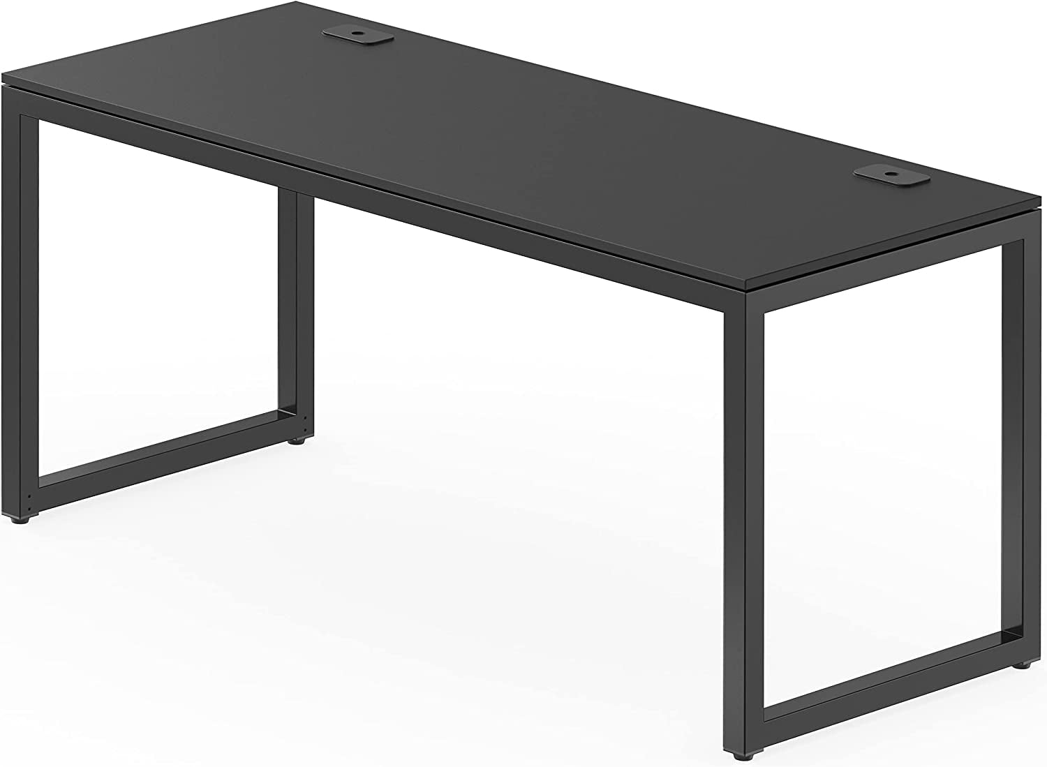SHW Artwork Office 55-Inch Large Computer Desk, Black - Walmart.com