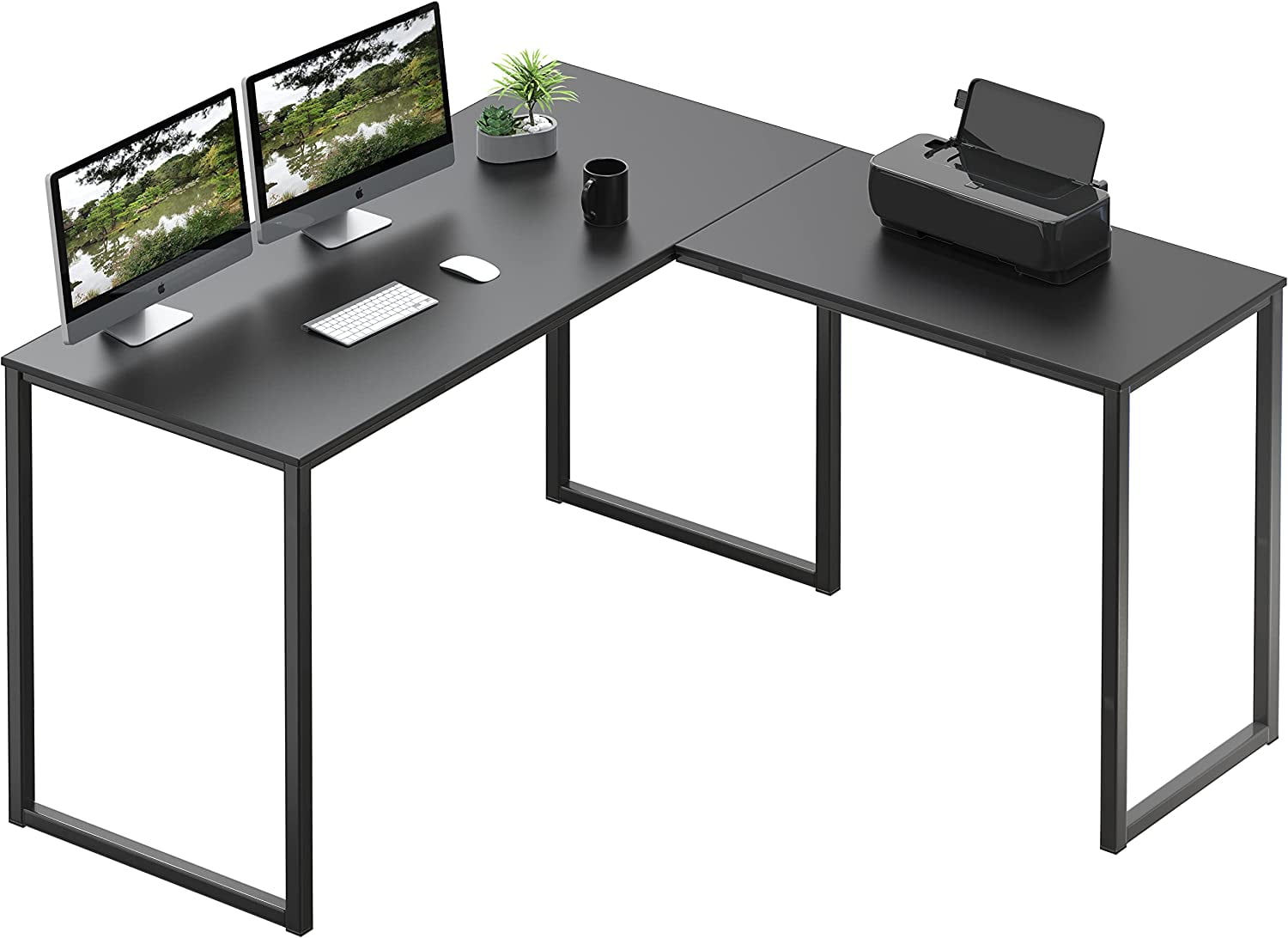 SHW Home Office 48-Inch Computer Desk, 24" Deep, White - Walmart.com