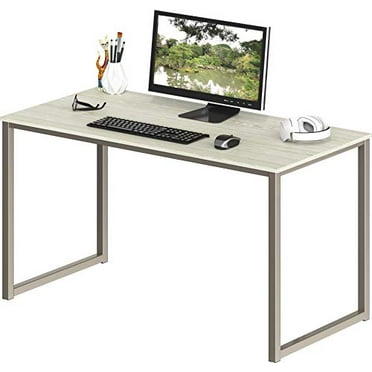 Dkelincs 48 inch Large Computer Desk Writing Desk Wood Top Metal Frame ...