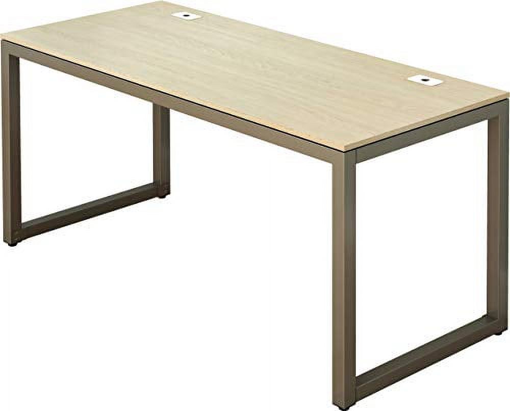 Hirsh Ready-to-Assemble 48-inch Wide Mobile Metal Desk for Home Office ...