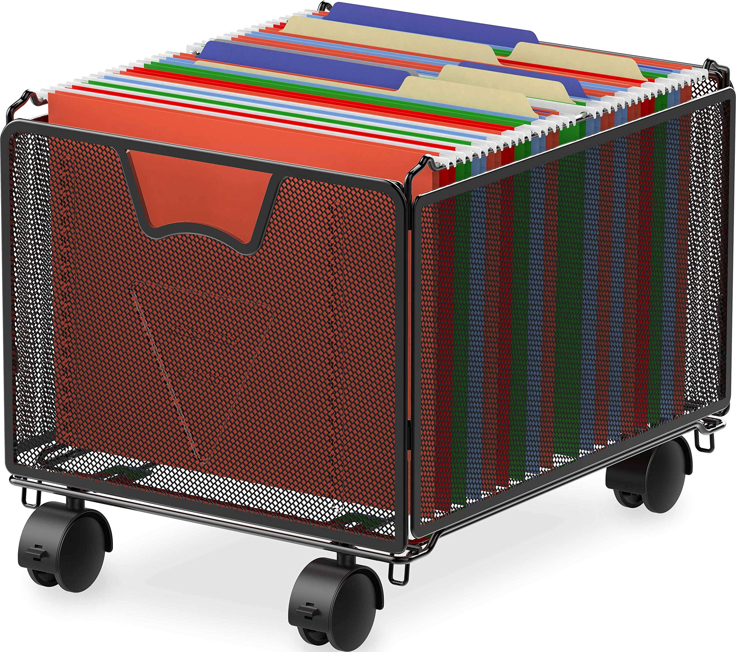 Safco, SAF2170BL, Onyx Steel Mesh Desktop File Box, 1 Each, Black ...