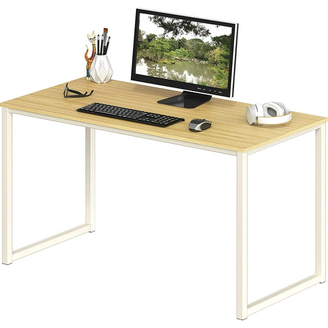 SHW Mission Home Office 40-Inch Computer Desk, Oak - Walmart.com