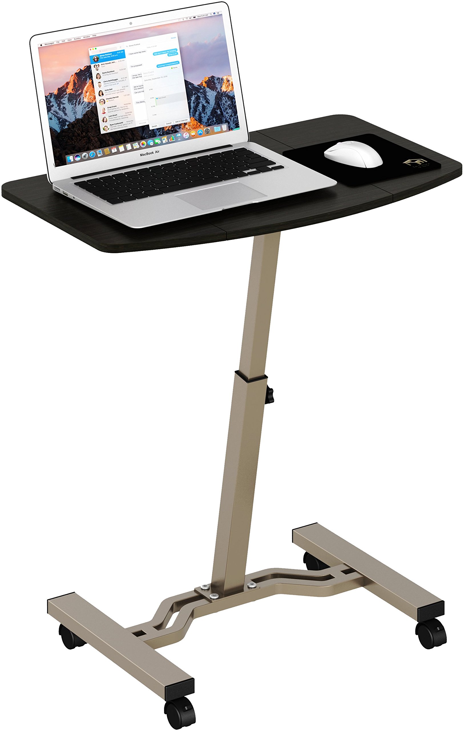 Techni Mobili Deluxe Rolling Laptop Stand, Graphite - Walmart.com