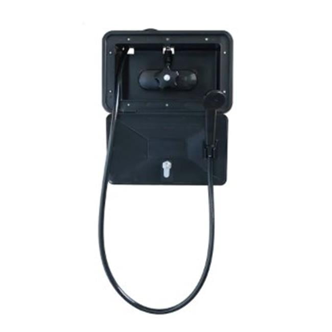 SHWRBOX1BL Shower Box with Single Lever - Black - Walmart.com