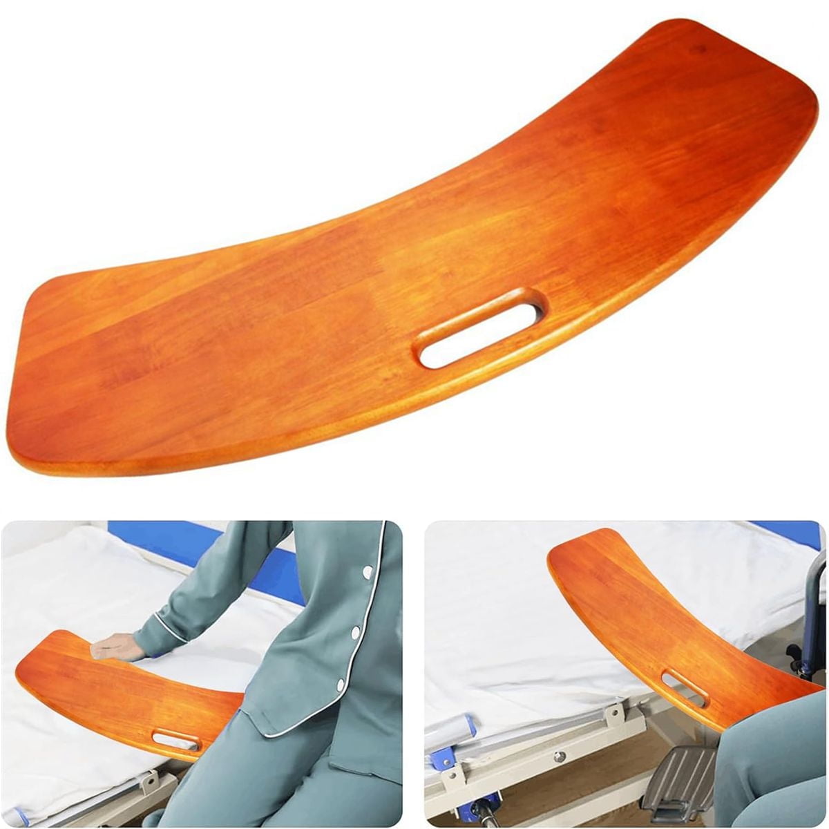 SHYUJAJIE 29.1" Wooden Transfer Board, Slide Assist Device Hold Up to ...