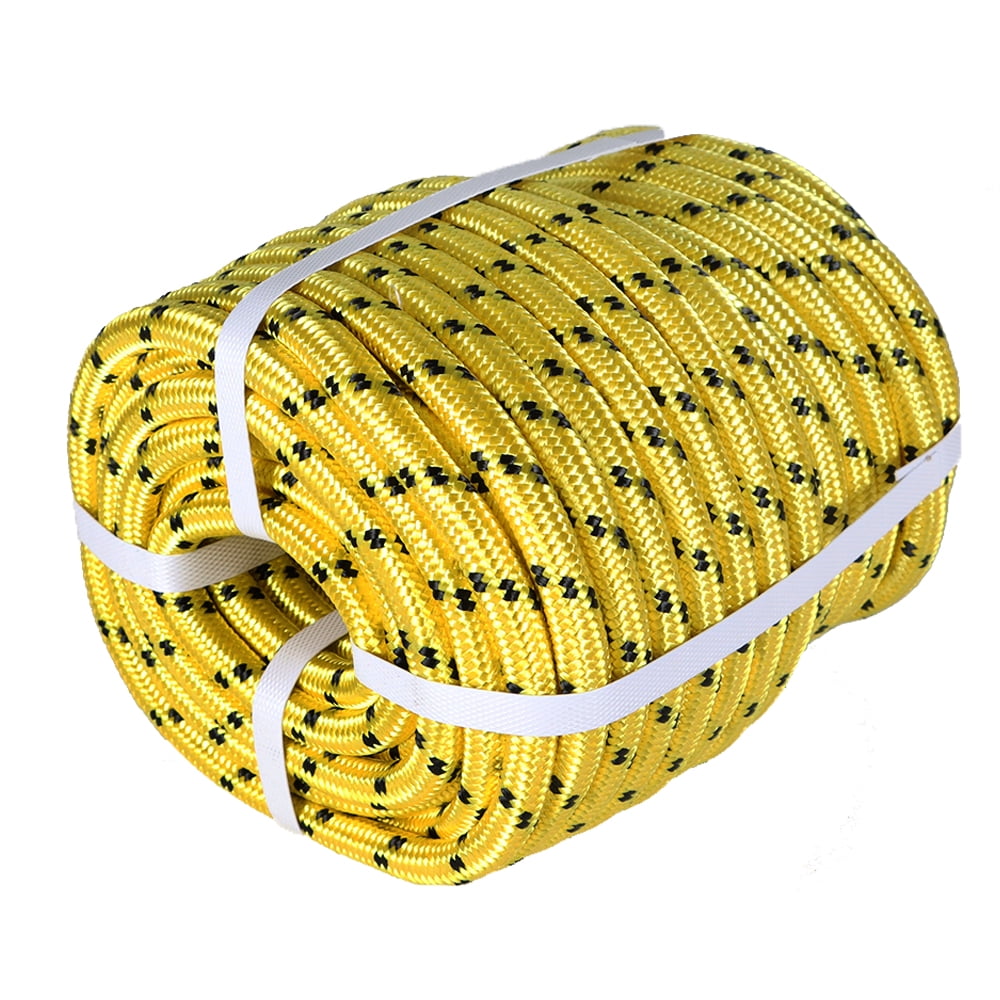 SHZAITOR 1/2 Inch x100/150/ 200 FT Double Braid Polyester Arborist ...