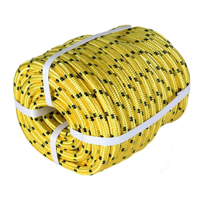 SHZAITOR 1/2 Inch x100/150/ 200 FT Double Braid Polyester Arborist ...