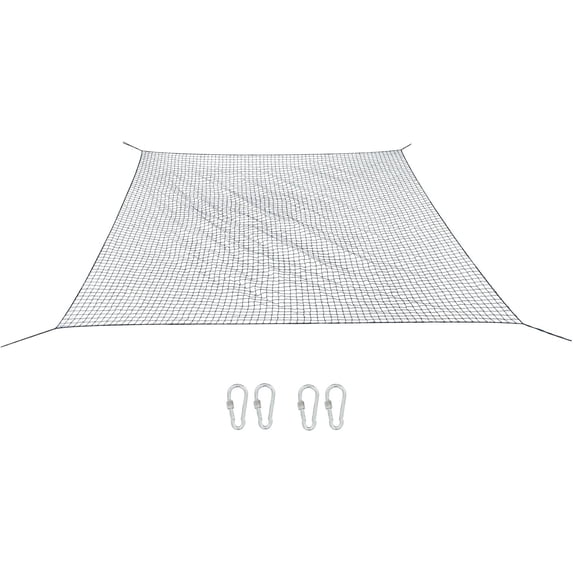 SHZAITOR 10x30Ft Baseball Softball Backstop Net, Sports Netting Barrier ...